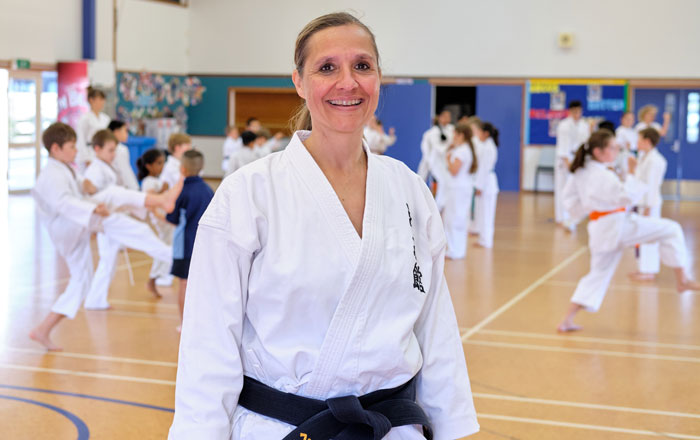 Karate champion inspires students to greatness | ACG schools